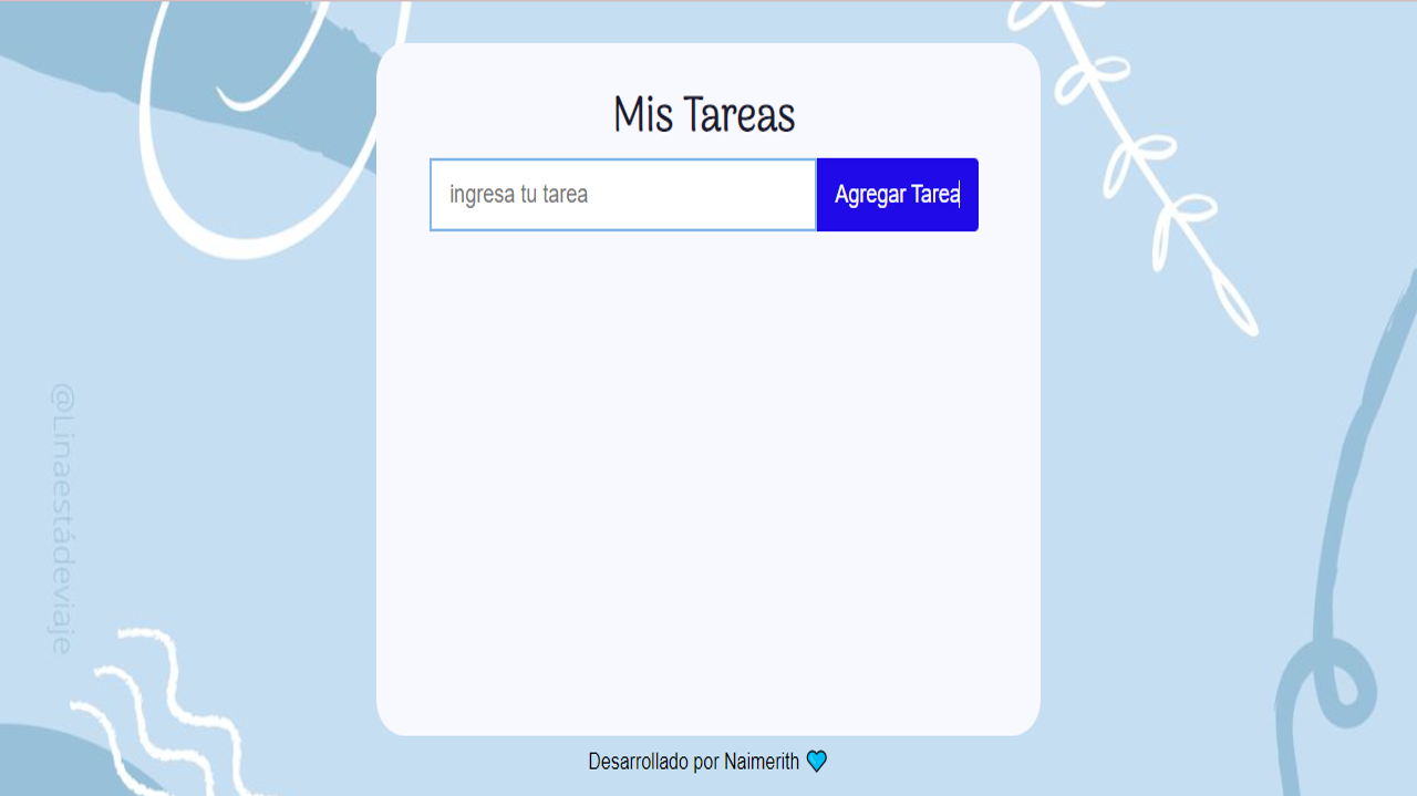 GitHub - Naimerith/Lista-de-Tareas: App que permite crear una lista de tareas, marcar como ...