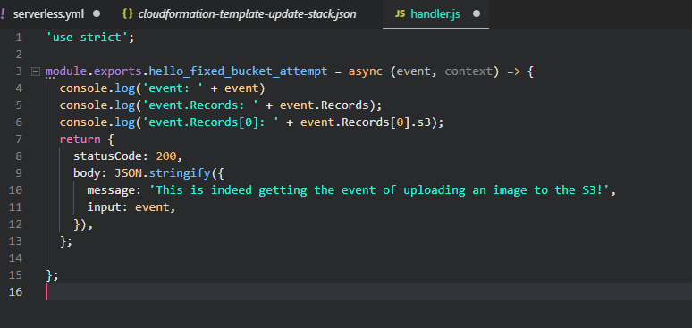 Missing required key 'Bucket' in params · Issue #2341 · serverless/serverless · GitHub