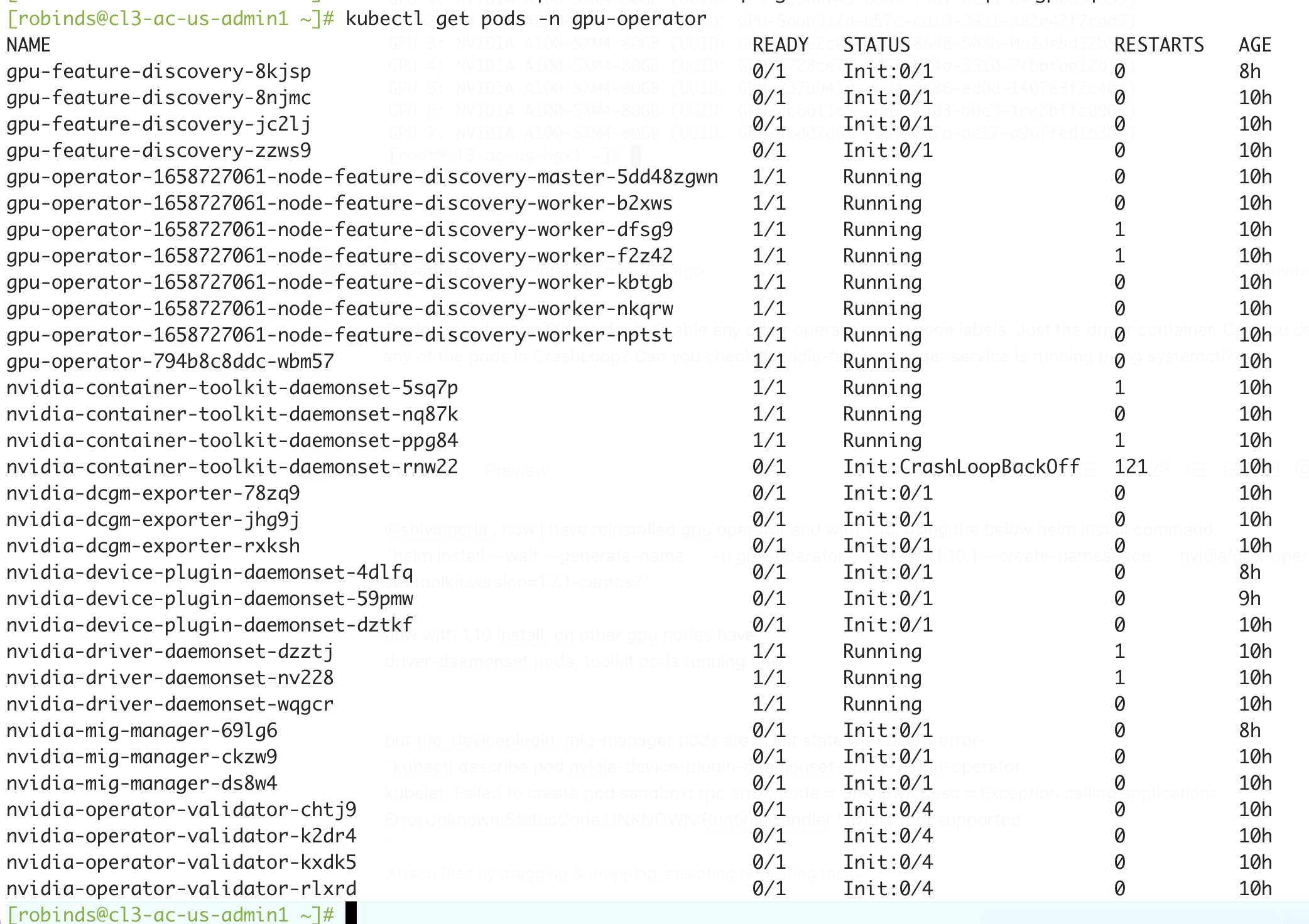 How to install gpu operator in K8s cluster with different GPU servers, HGX (fabric manager) and ...