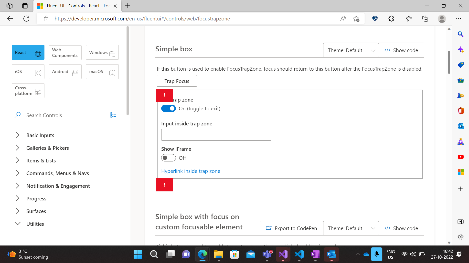[Bug]: Fastpaas issue in FocusTrapZone · Issue #25402 · microsoft/fluentui · GitHub