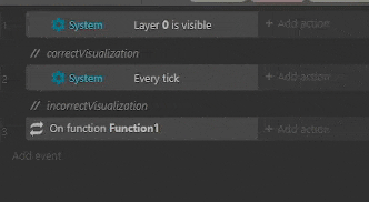 dragging condition into empty event wrong visualization · Issue #5843 · Scirra/Construct-bugs ...
