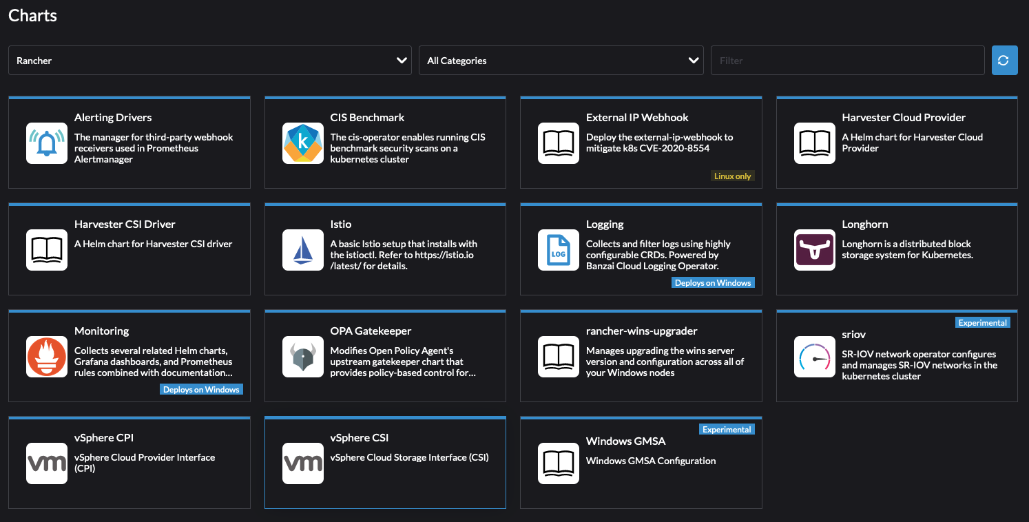 Cluster Tools requires the same OS indicators as the Charts page · Issue #4983 · rancher ...