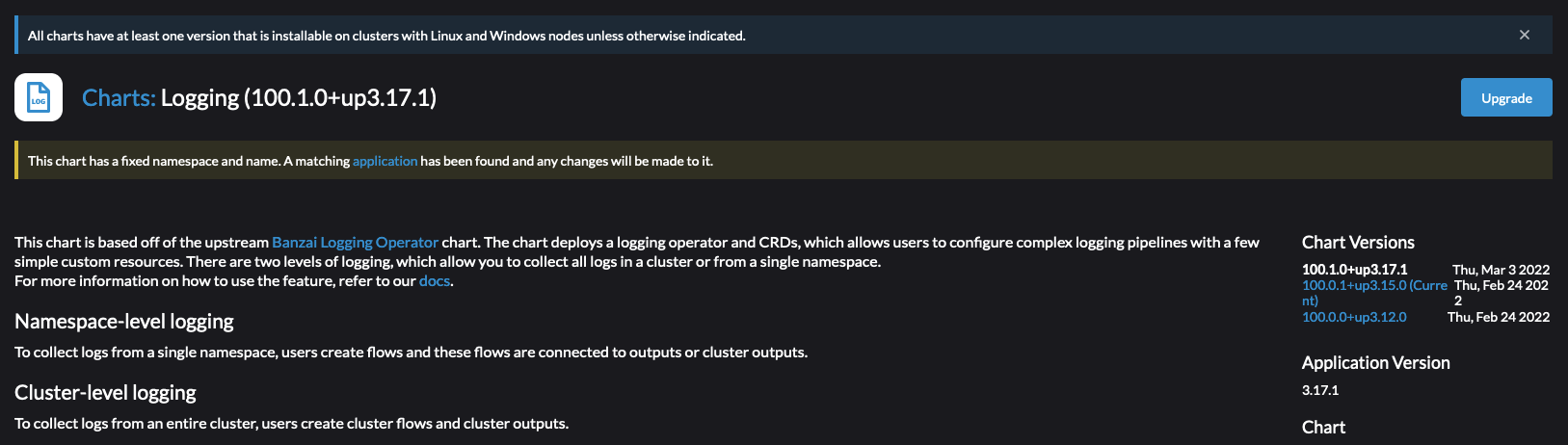 Cluster Tools requires the same OS indicators as the Charts page ...