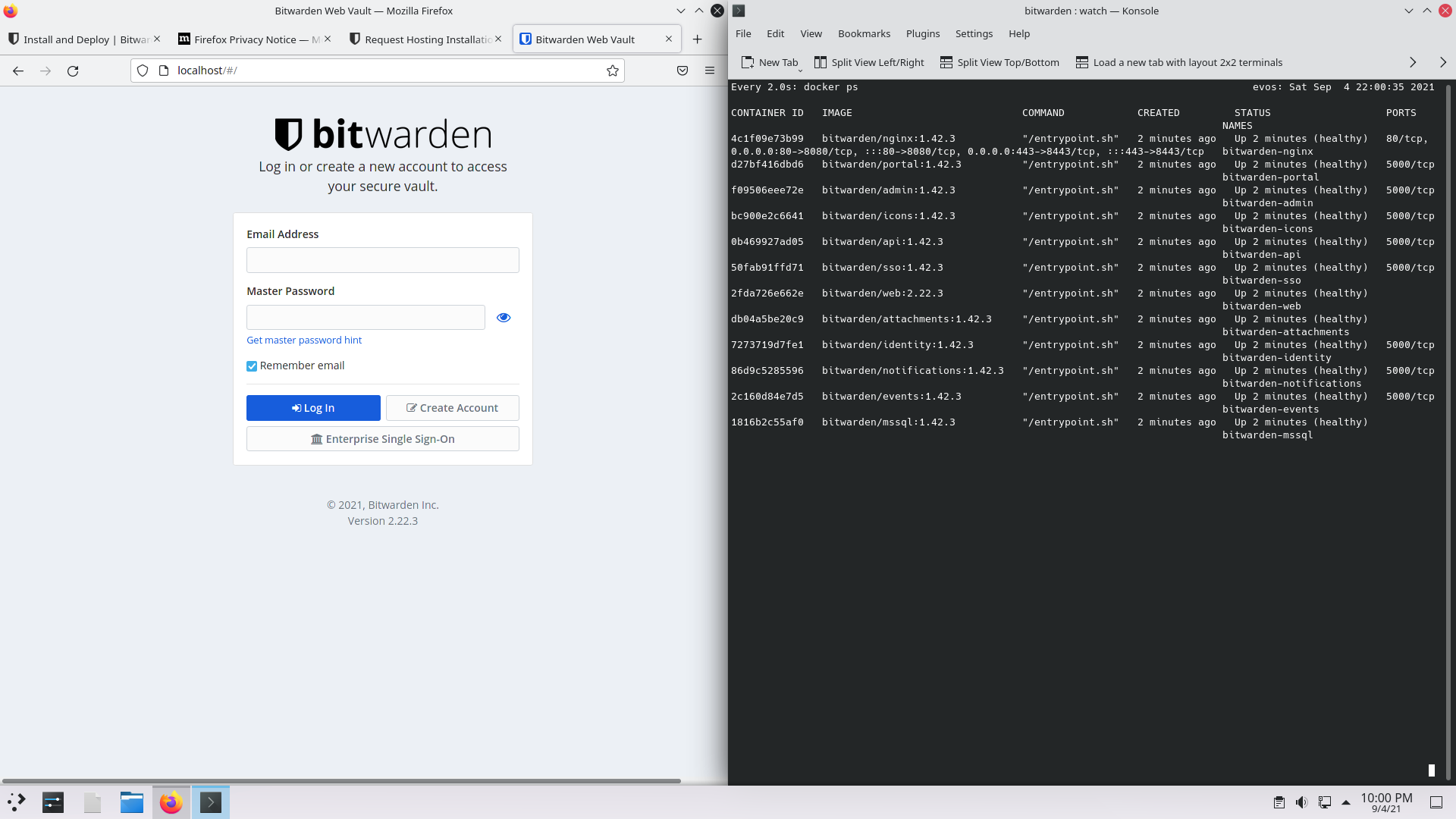 Unhealthy SSo and events on Fresh 1.42.2 · Issue #1546 · bitwarden/server · GitHub