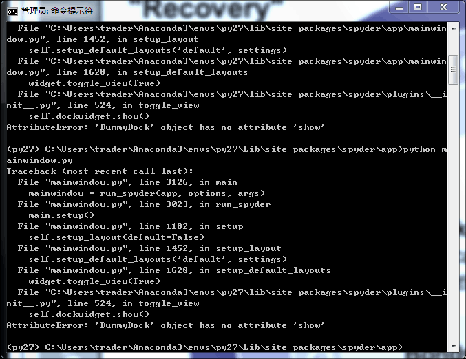 Spyder 3.2.6 [crashes/won't launch] after conda install into a fresh ...