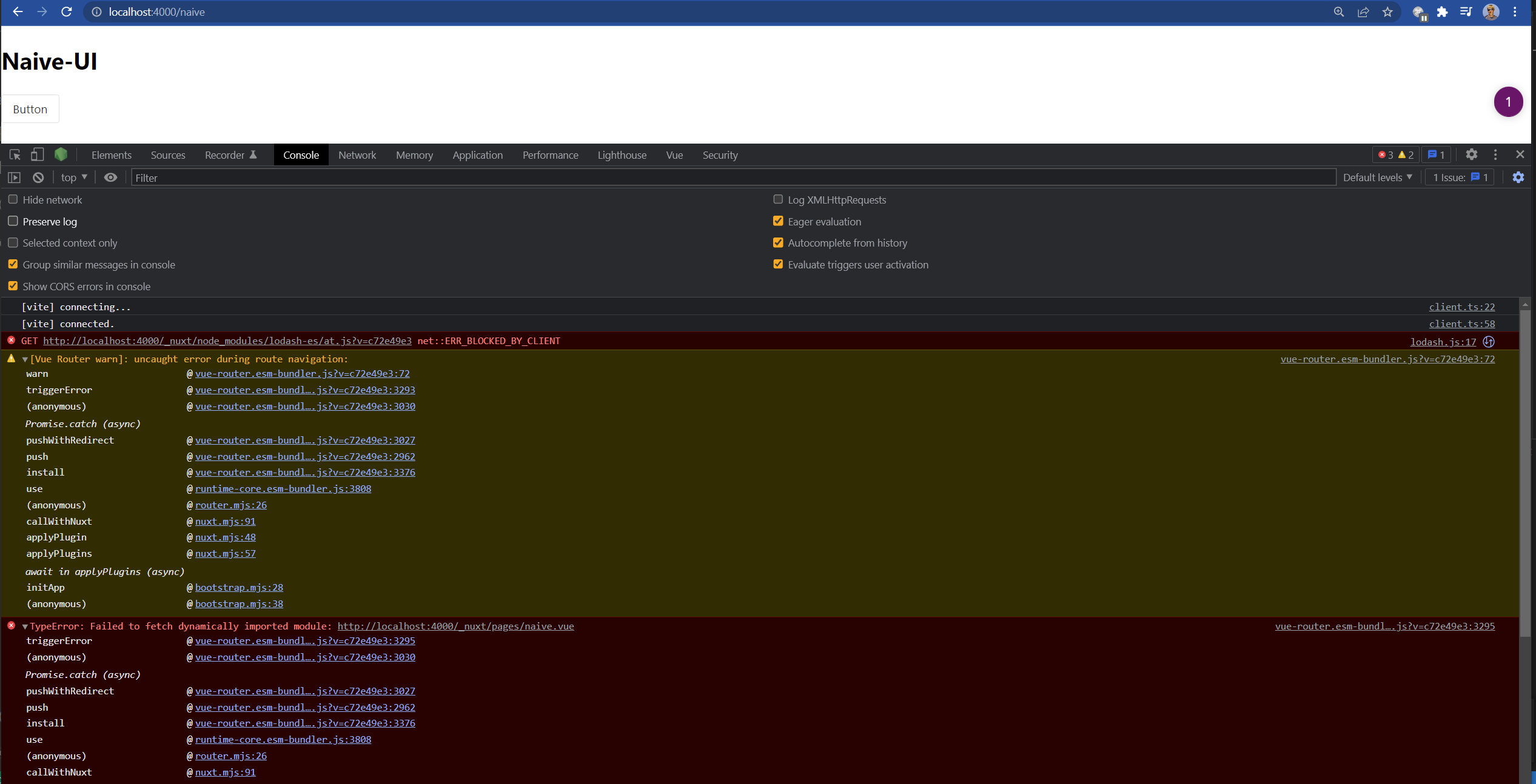 Hot Reload not working with naive-ui elements · Issue #7 · Baiyuetribe/nuxt3-naive-ui-starter ...