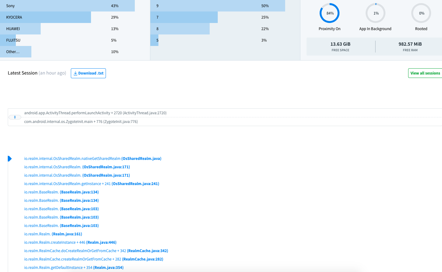 Realm Error on "Realm.getDefaultInstance();" · Issue #6411 · realm ...