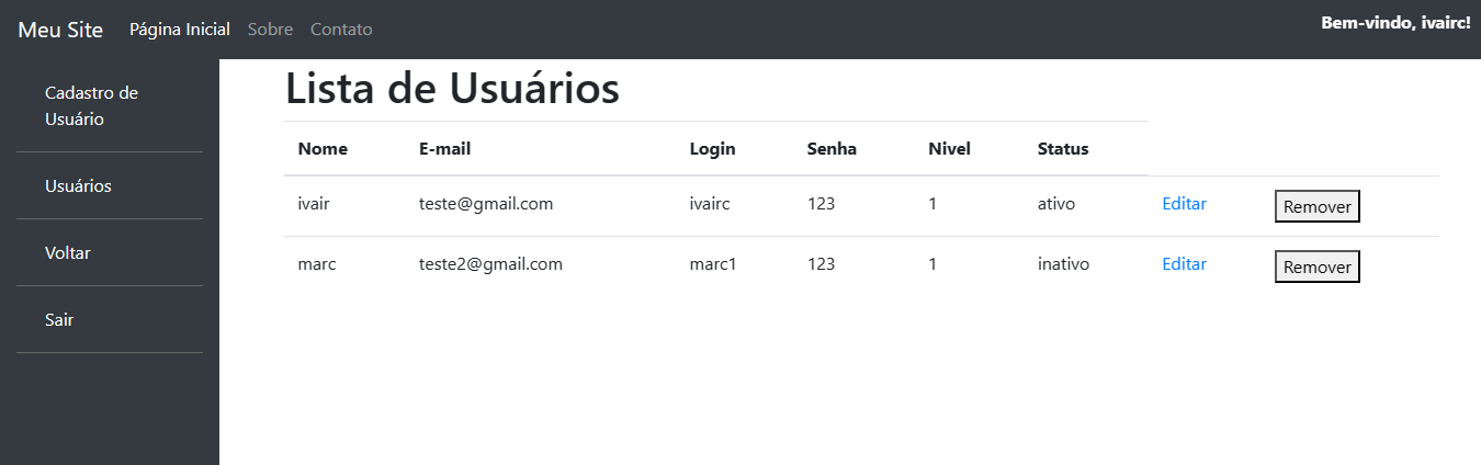 GitHub - ivairmarc/Site_de_cadastros: Cadastros de usuarios Mysql PHP