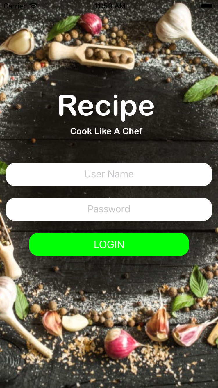 GitHub - TaranaR/RecipeApp-TableView