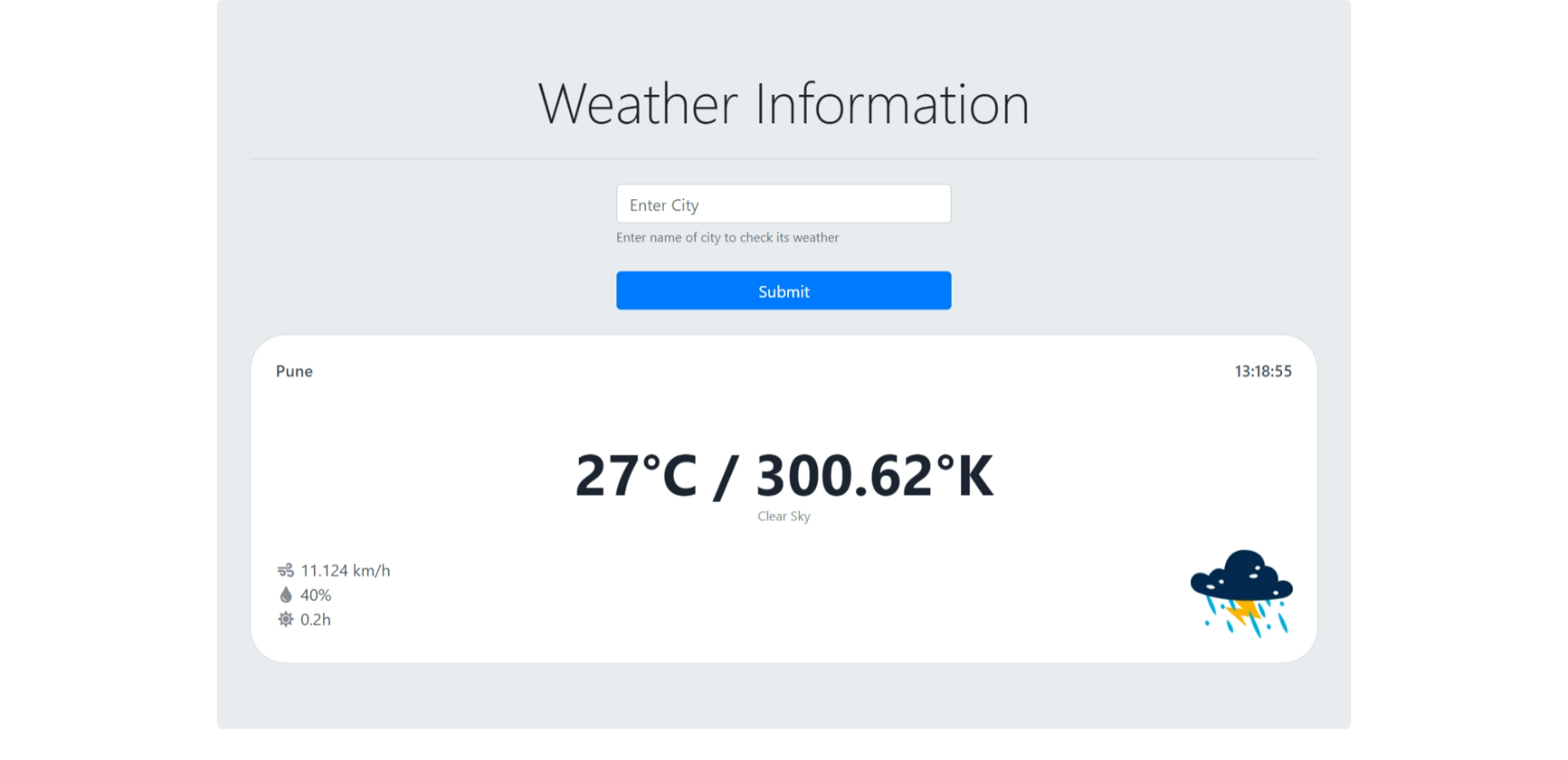 GitHub - darade-sagar/Weather-Application: Use Weather API with Django application