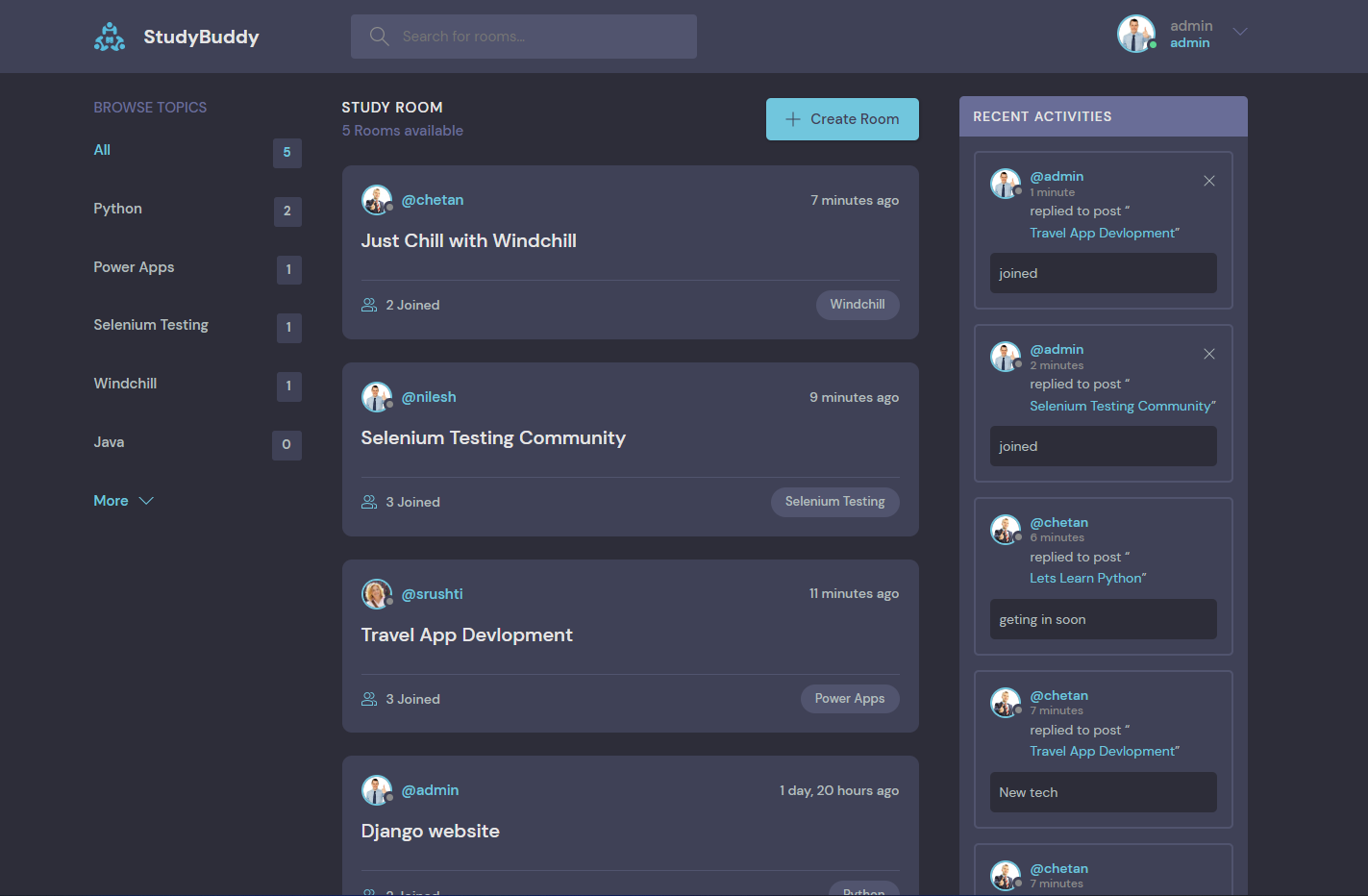 GitHub - darade-sagar/StudyBud: Developer Community social media Project