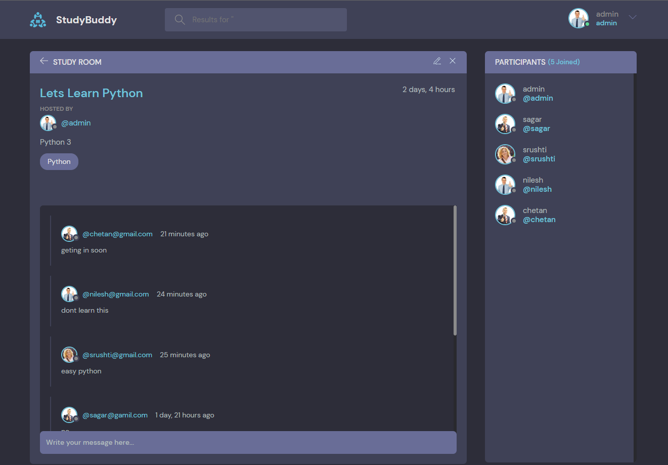 GitHub - darade-sagar/StudyBud: Developer Community social media Project