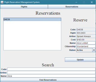 GitHub - m-abbaspour/FlightReservAgency: A travel agency is looking to implement a flight ...