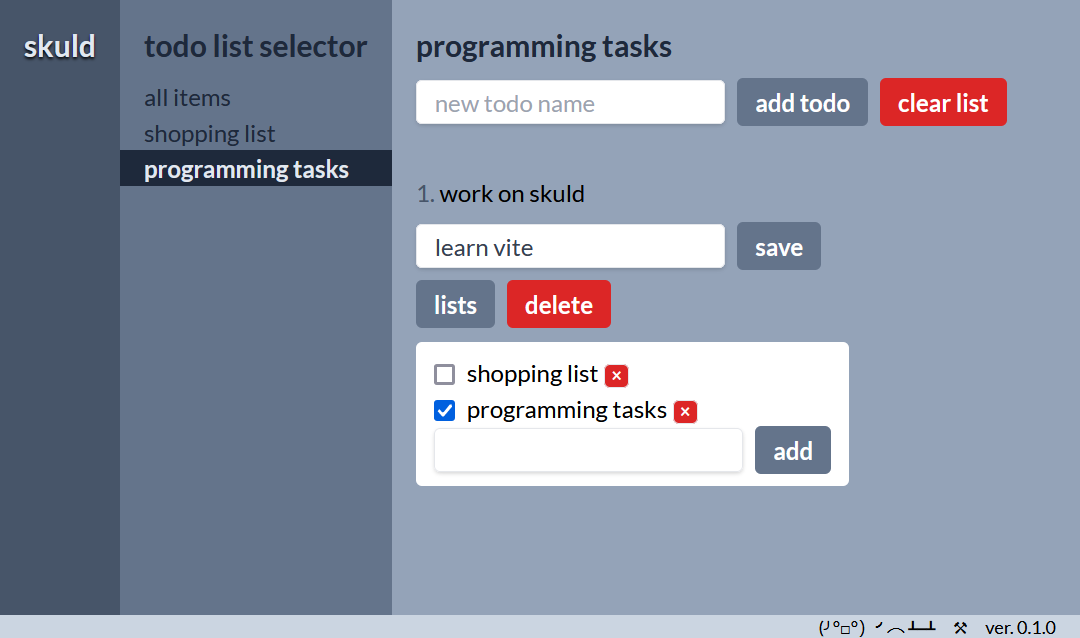 GitHub - figurae/skuld: A to-do app in React