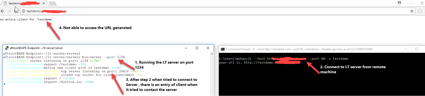 Error: no active client for xxxxx · Issue #200 · localtunnel/localtunnel · GitHub