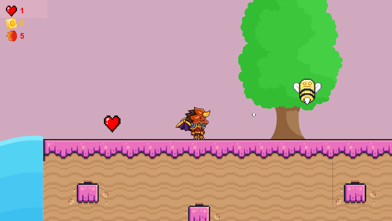 GitHub - yahsideniz/DragonWarrior: 2D adventure platform game with 3 levels.