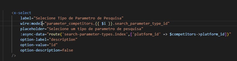 x-select async parameters on route · Issue #302 · wireui/wireui · GitHub