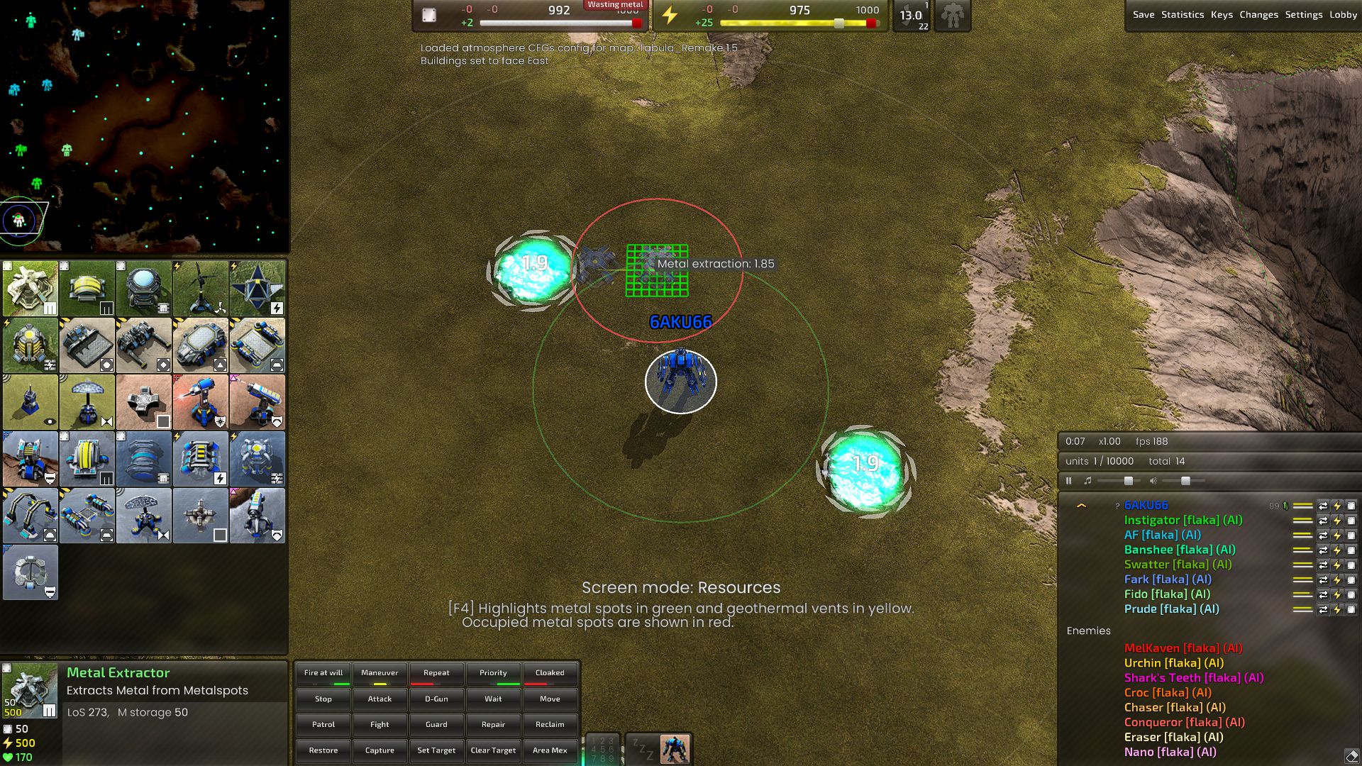 Metal extractor wrong readout (metal output) · Issue #564 · beyond-all ...