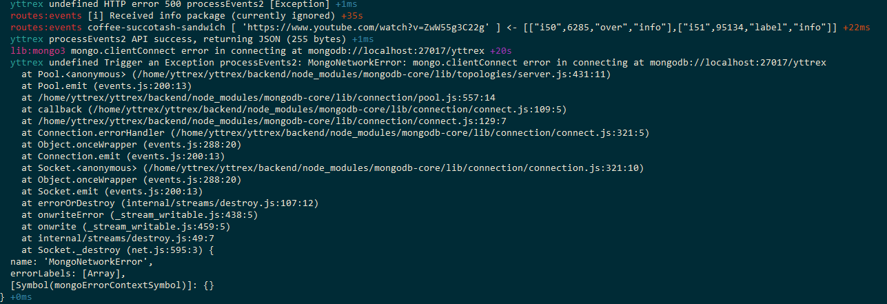 Investigate On Server Side Exception · Issue 58 · Tracking Exposedtrex · Github