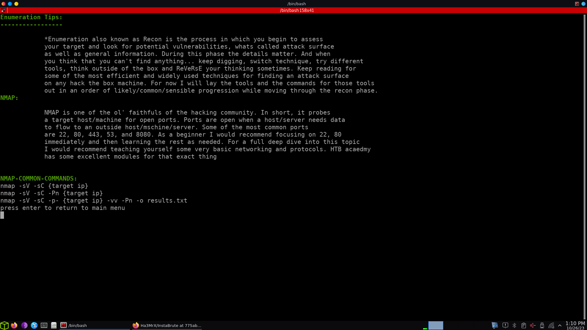GitHub - B4MNsec/HTBhelper: An organized framework built with bash designed for the Hack The Box ...
