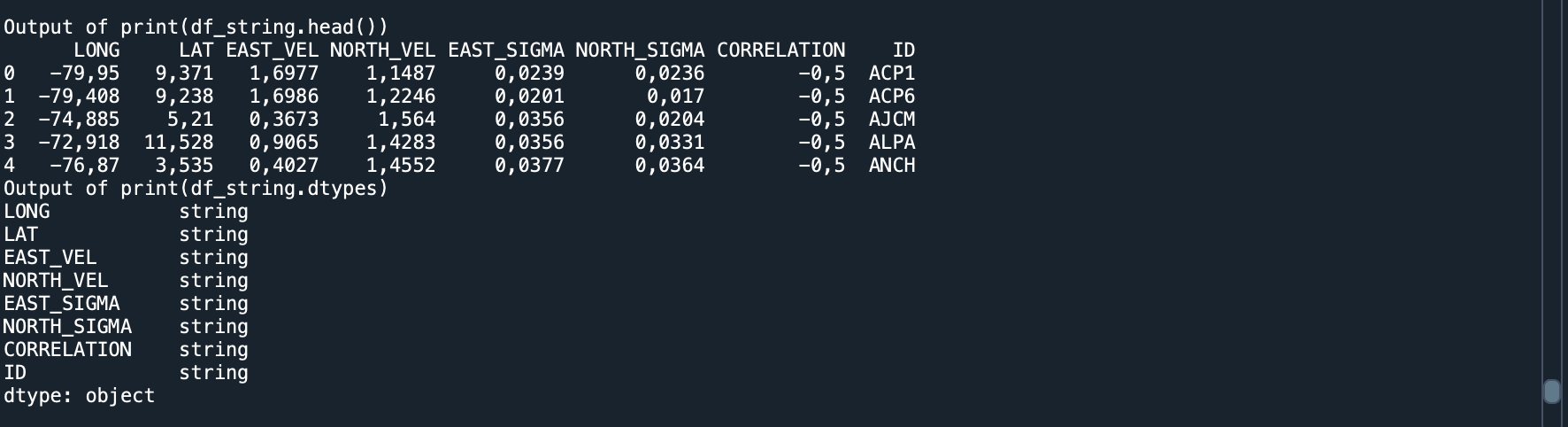 PyGMT doesn't identify the data frame to plot velocity · Issue #1638 · GenericMappingTools/pygmt ...