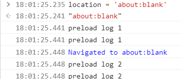 webContents.debugger.attach() causes duplicate console.log output from ...