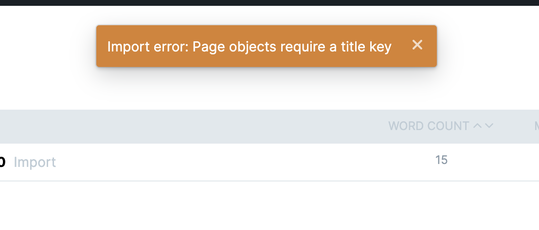 Import error: page objects require a title key · Issue #461 · Roam-Research/issues · GitHub