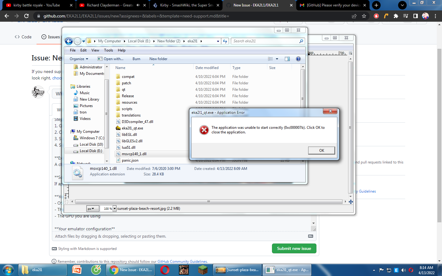 When I clicked 'eka2l1_qt.exe' file, the file msvcp140_1.dll was missing · Issue #405 · EKA2L1 ...