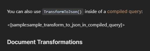 TODO: Documentation updates · Issue #2318 · JasperFx/marten · GitHub
