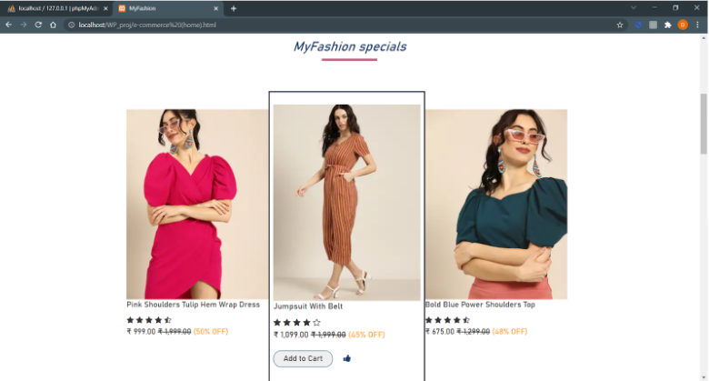 GitHub - divya-chhoriya/E-commerce-website: Website made using HTML5, CSS, Javascript & PHP