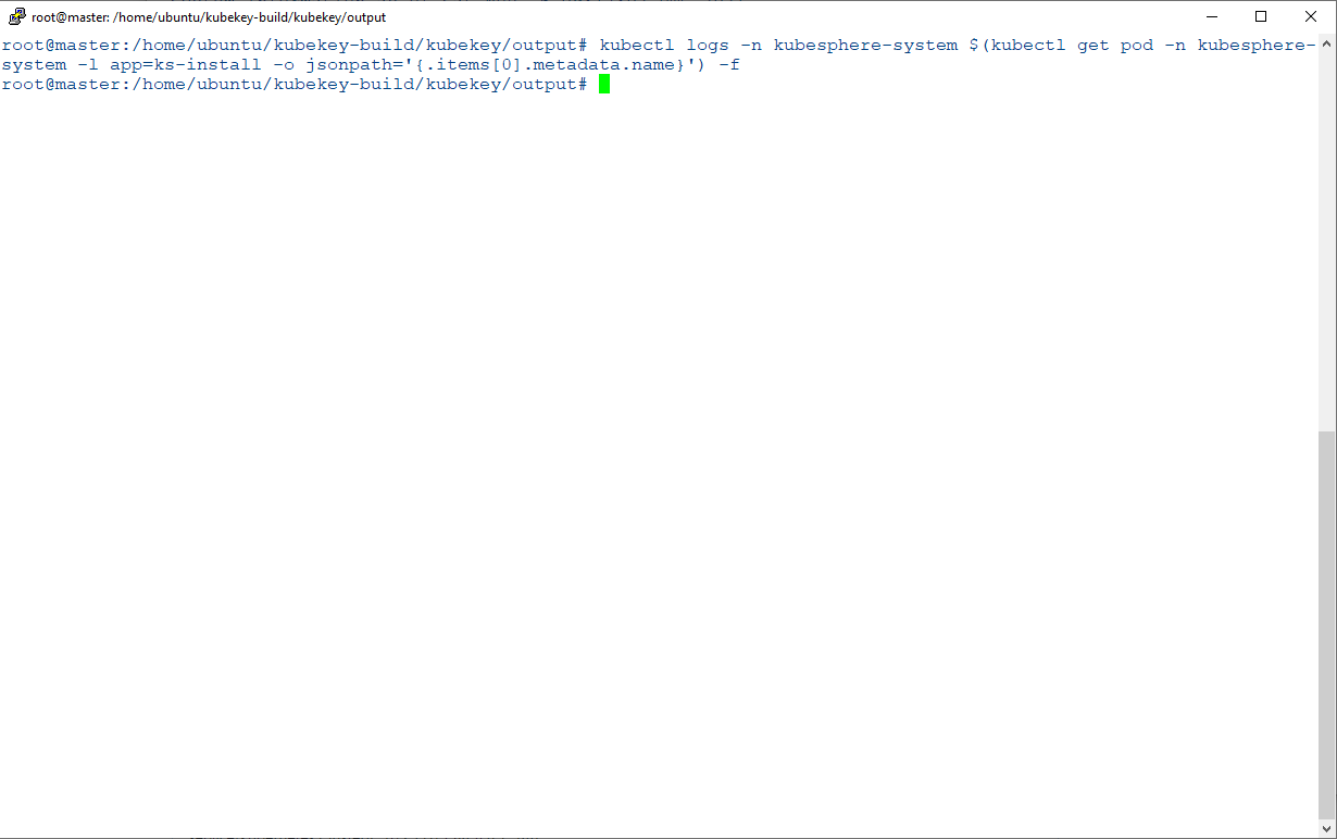 Oracle Cloud Infrastructure Installation on arm64 Instance - Namespace : kubesphere-system Name ...