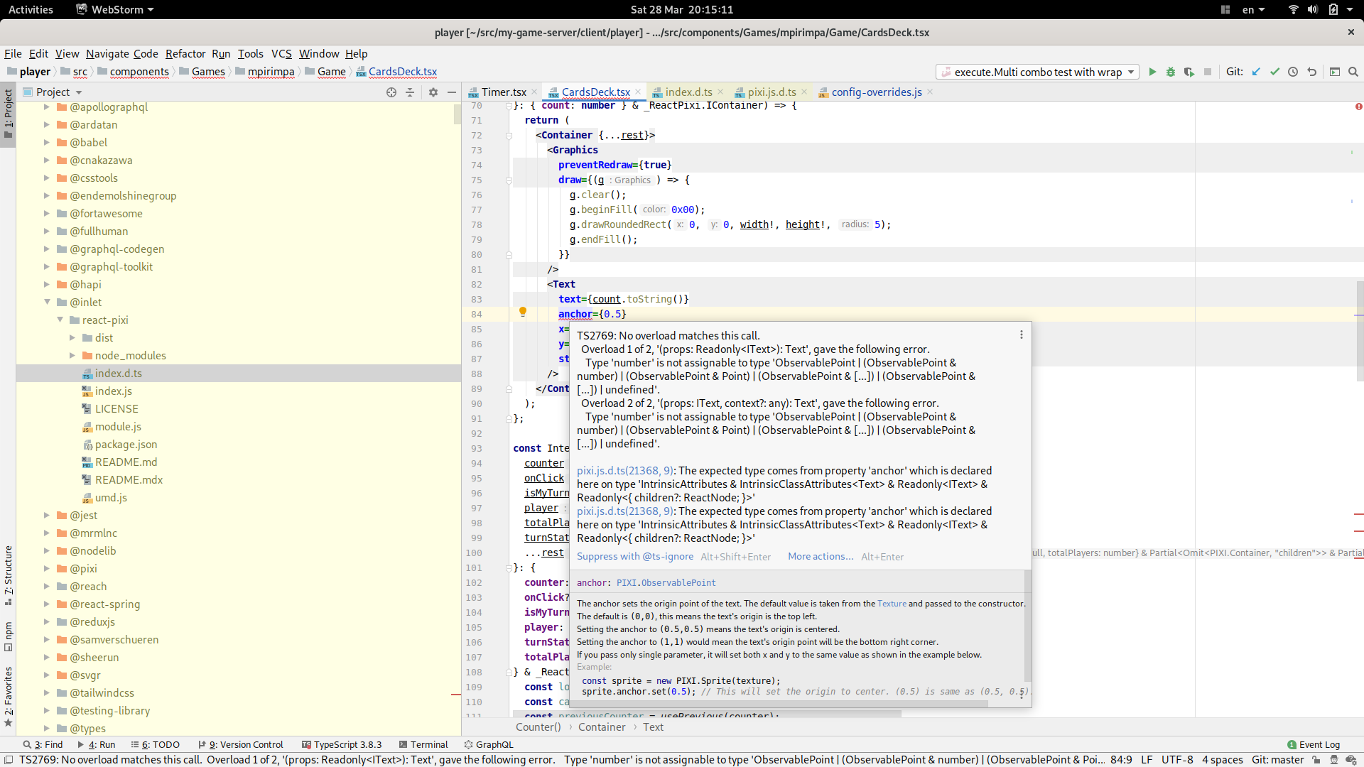 Typedefs issue · Issue #203 · pixijs/pixi-react · GitHub Typedefs issue · Issue #203 · pixijs/pixi-react · GitHub
