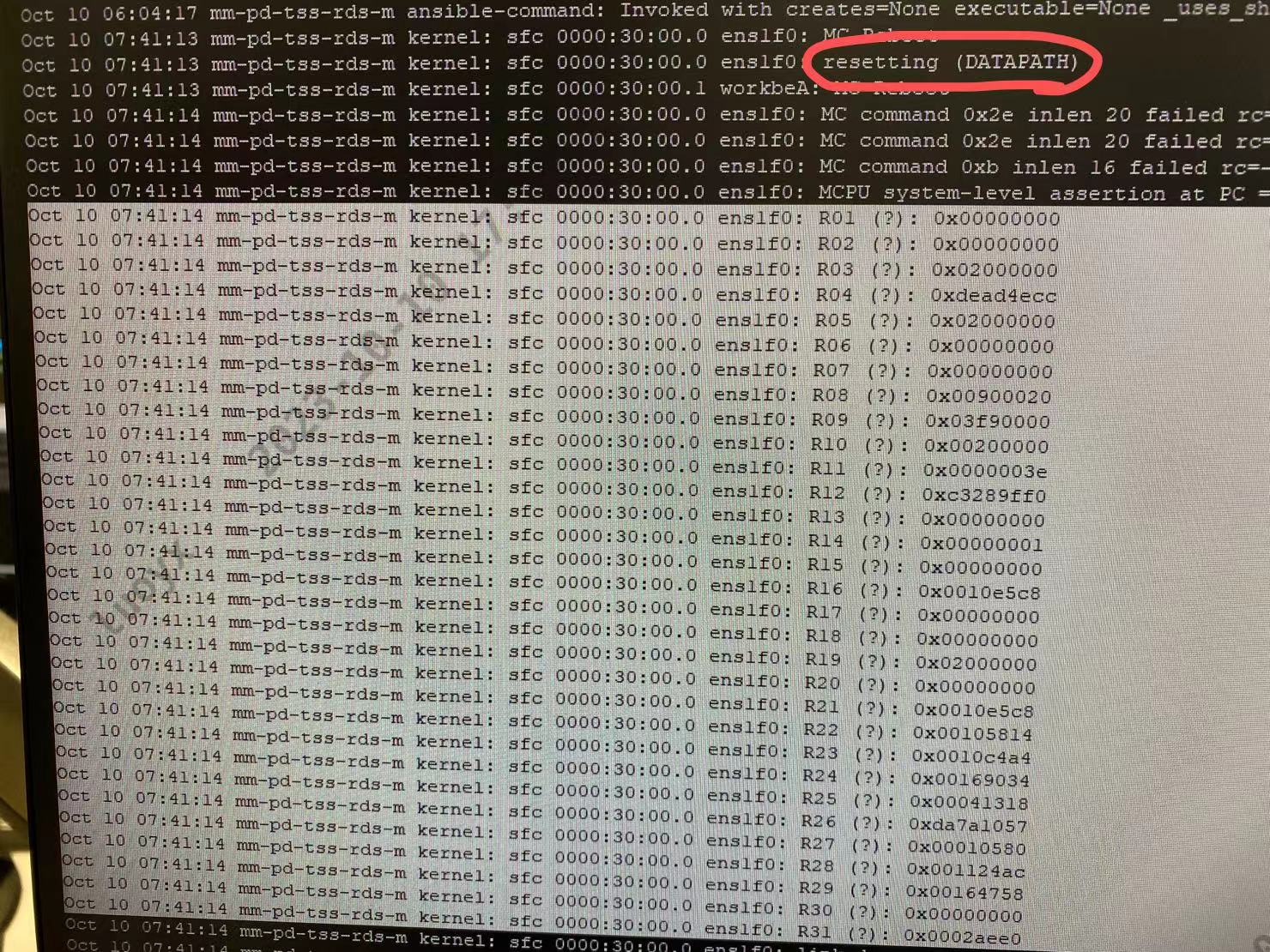 Solarflare network card disconnection leading to bond1 network card switch · Issue #179 · Xilinx ...
