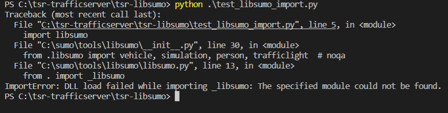 Unable To Import Libsumo After Building Windows · Issue 11103 · Eclipse Sumosumo · Github 