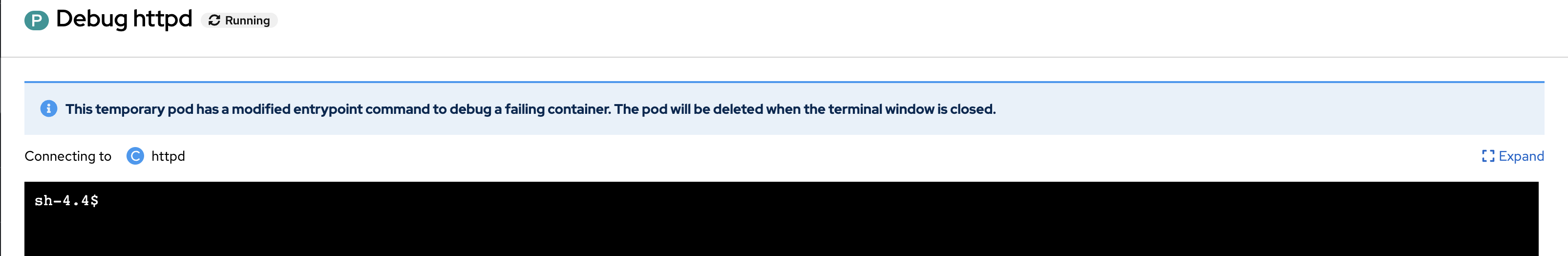OCPBUGS-4203: remove padding from debug pod alert by rhamilto · Pull Request #12317 · openshift ...