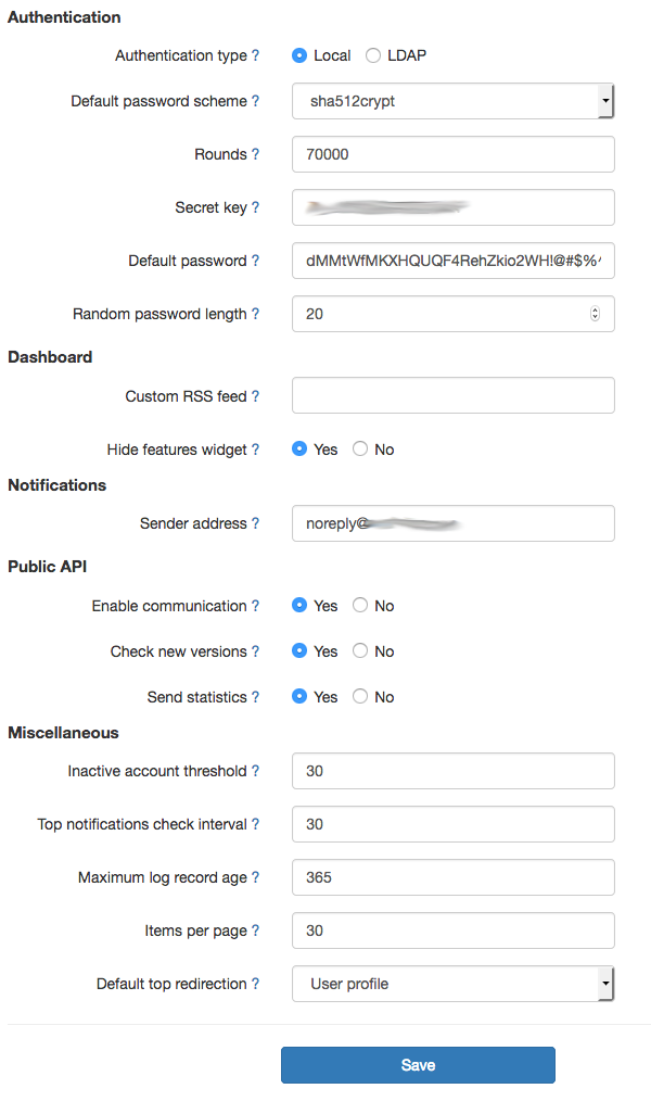 Cannot save parameters at all · Issue #1316 · modoboa/modoboa · GitHub