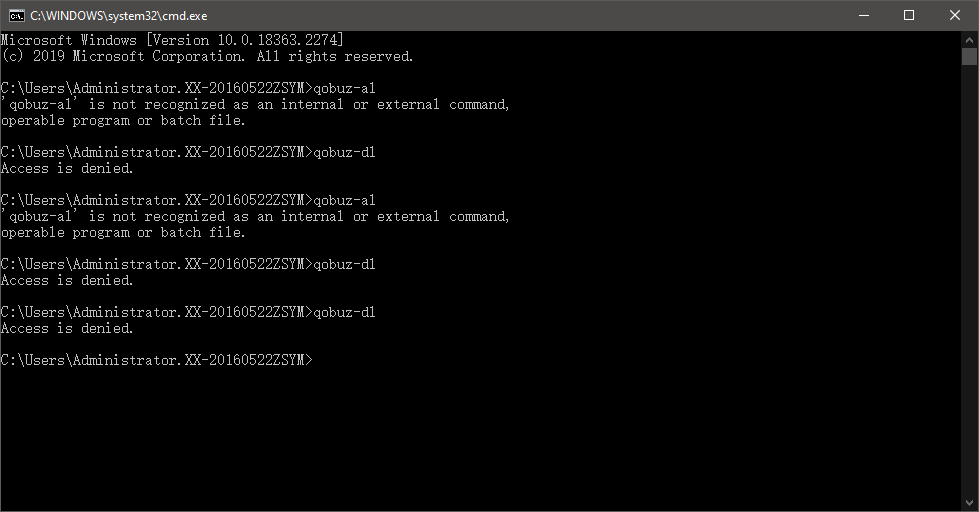 "Access is denied" when enter qobuz-dl · Issue #208 · vitiko98/qobuz-dl · GitHub