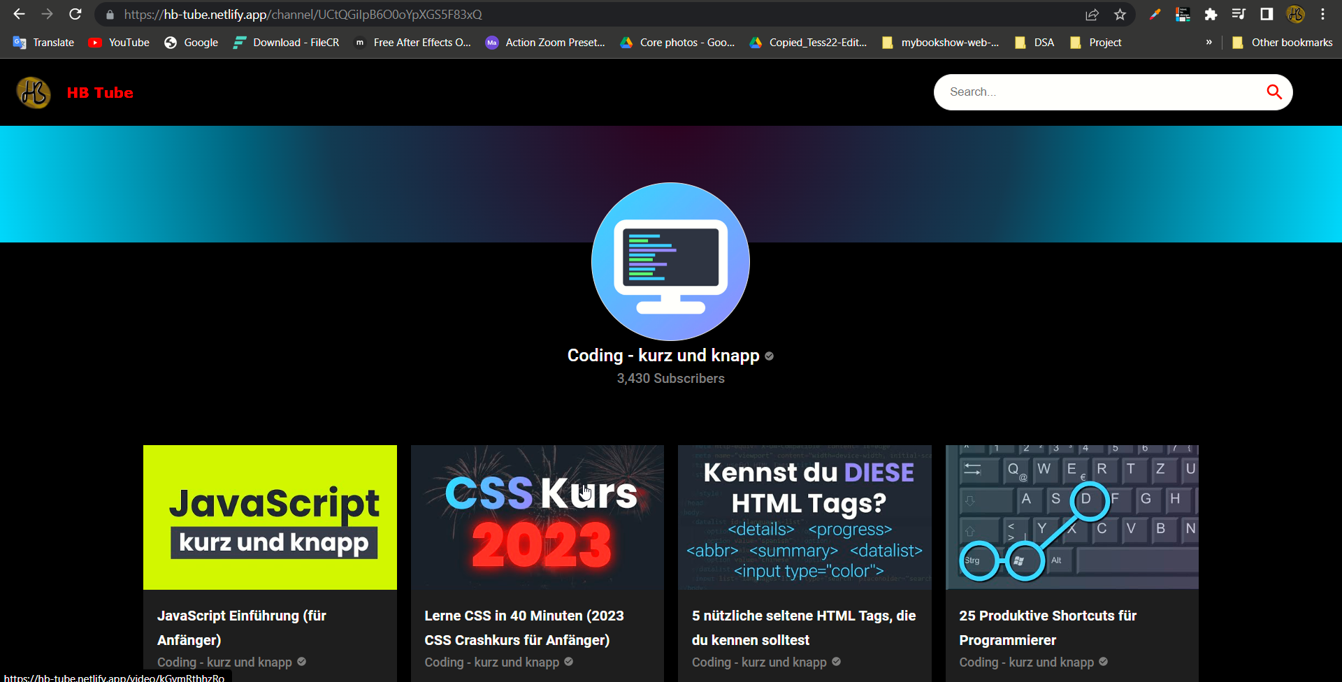 GitHub - HarshBaldaniya/HB-Tube