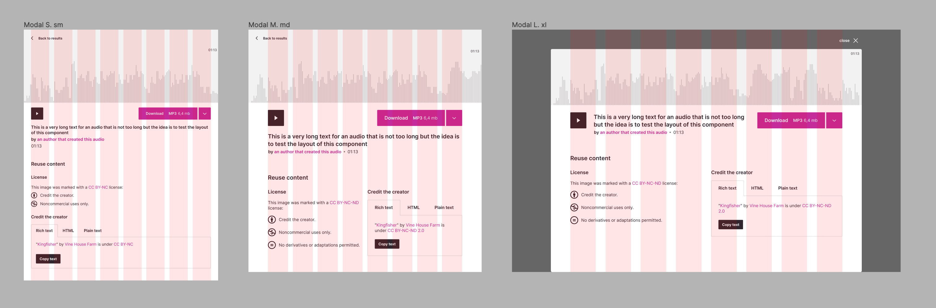 Audio result page responsiveness is messy · Issue #544 · WordPress/openverse-frontend · GitHub
