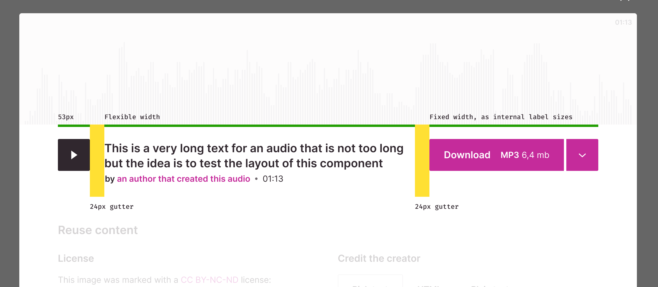 Audio result page responsiveness is messy · Issue #544 · WordPress/openverse-frontend · GitHub