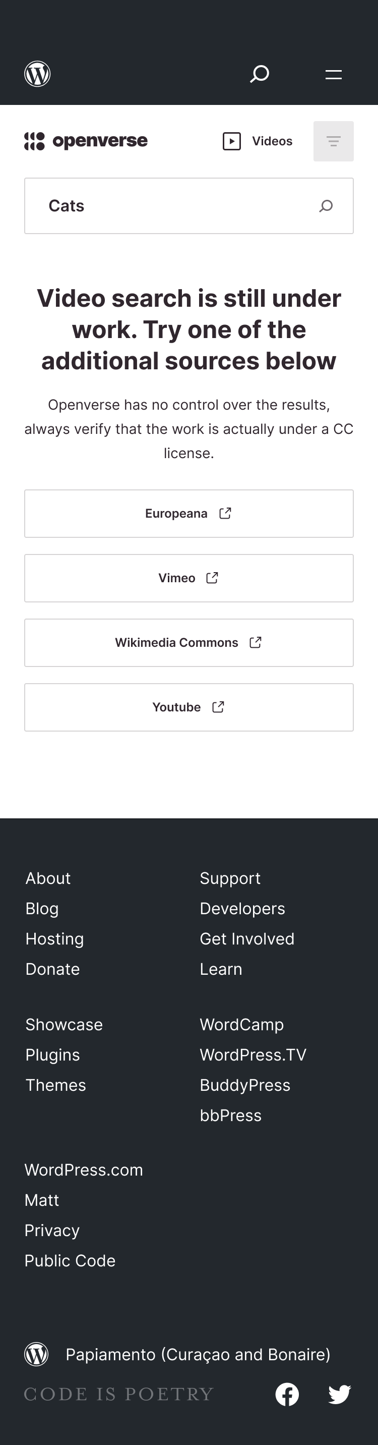 Additional type page · Issue #1124 · WordPress/openverse-frontend · GitHub