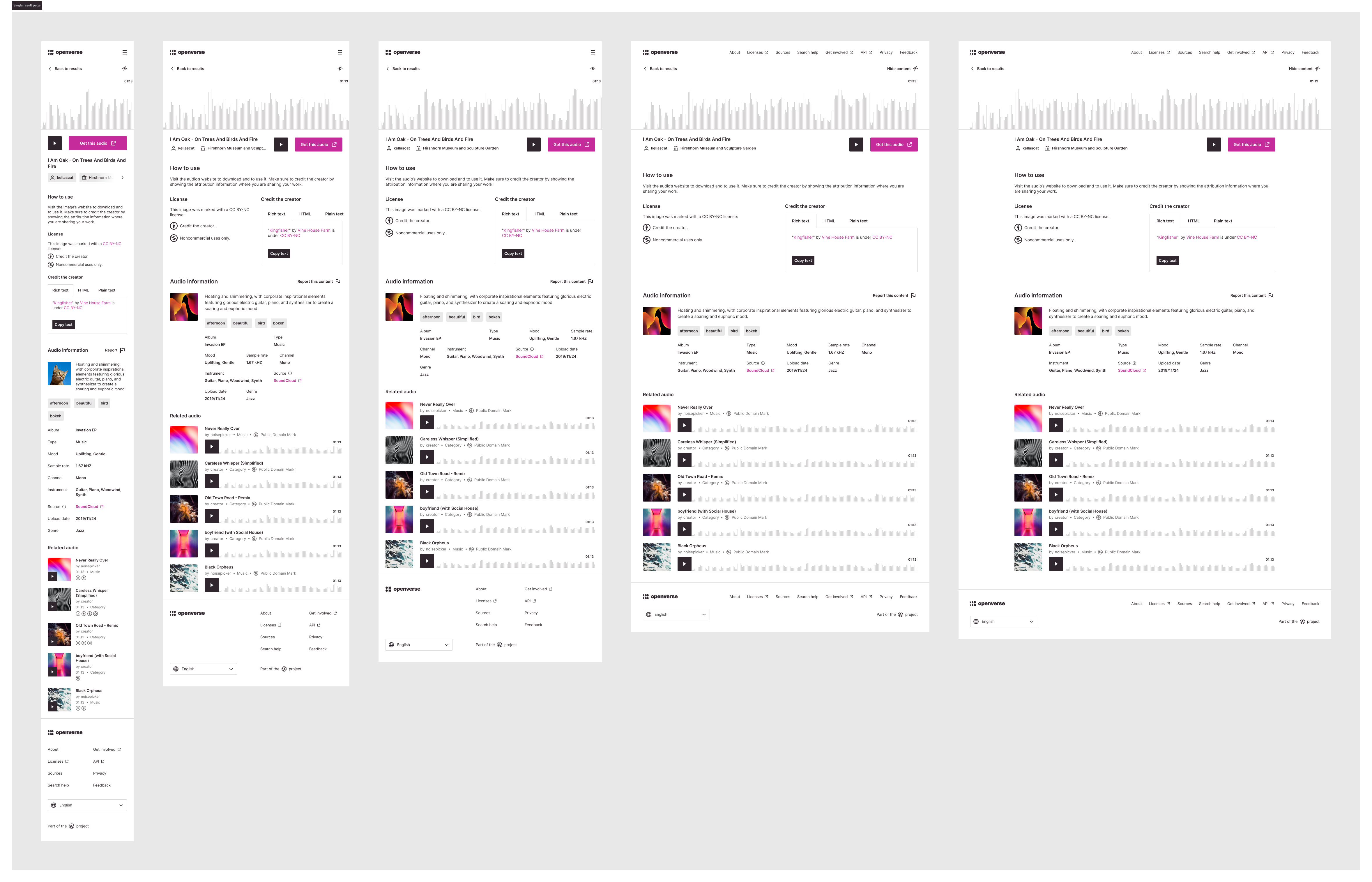Audio components improvement · Issue #2910 · WordPress/openverse · GitHub