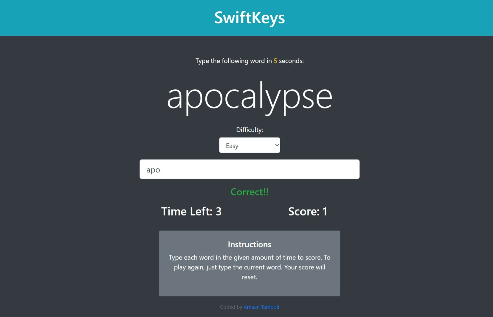 GitHub - Amaan-Tamboli/SwiftKeys.github.io