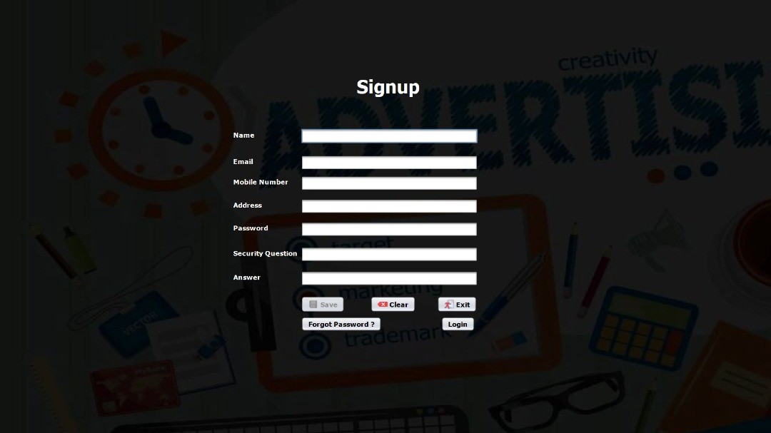 GitHub - DonGuillotine/advertising-agency: An Advertising Agency System built with Java JFrame ...