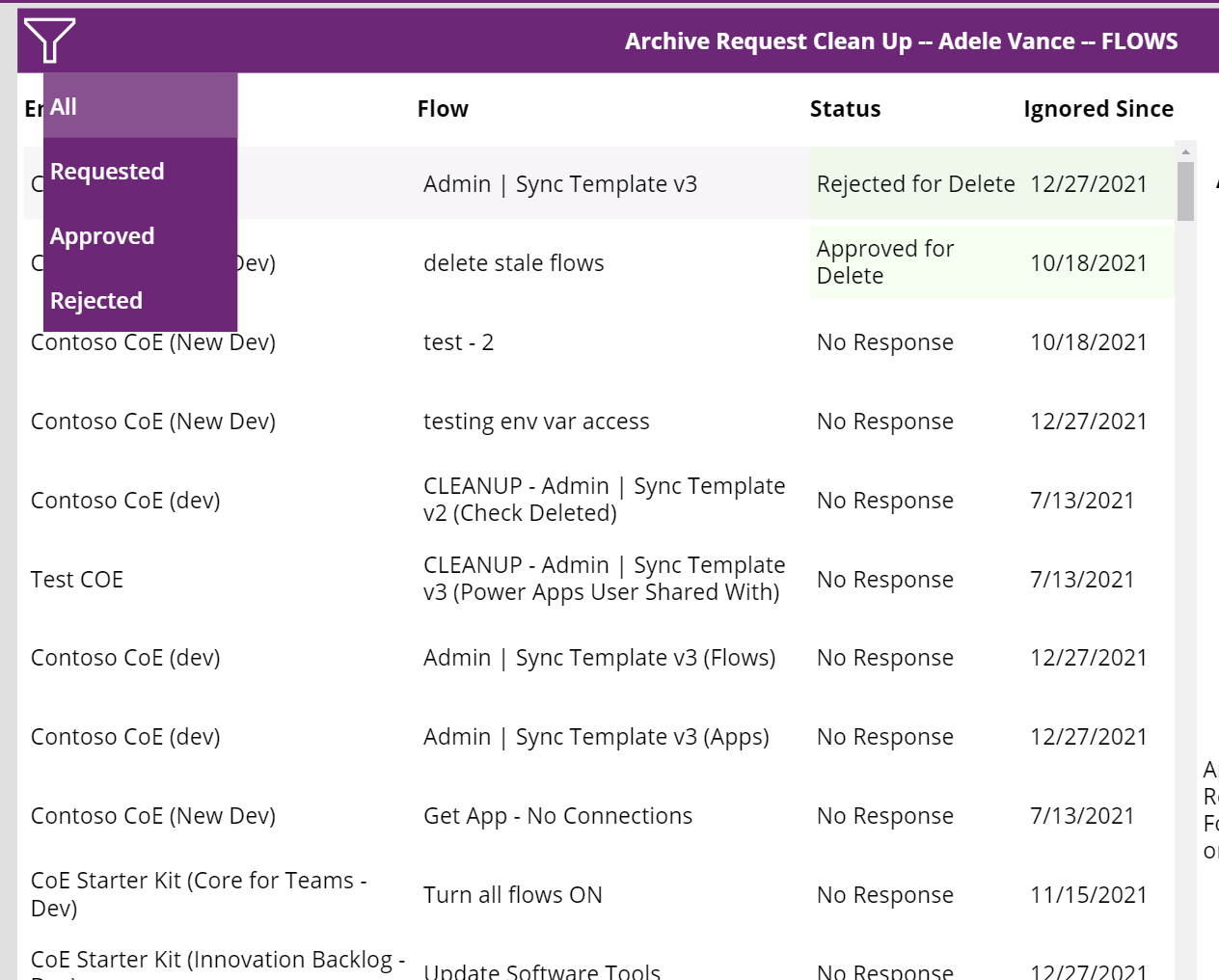 [CoE Starter Kit - BUG] Cleanup Old Objects App - failing to load data · Issue #1740 · microsoft ...