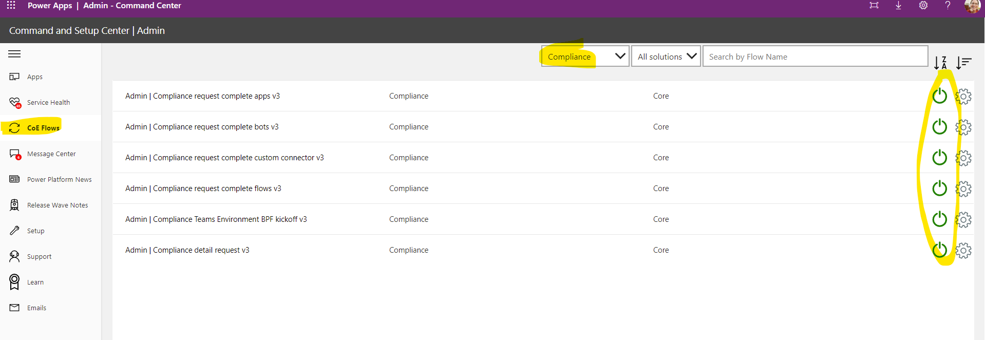 [CoE Starter Kit - BUG] Power Platform Admin View Missing Admin View ...