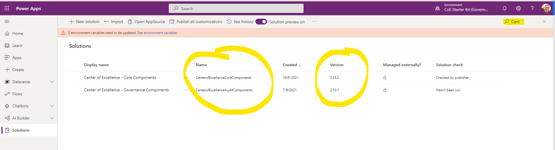 [CoE Starter Kit - BUG] upgrade issue · Issue #2314 · microsoft/coe ...