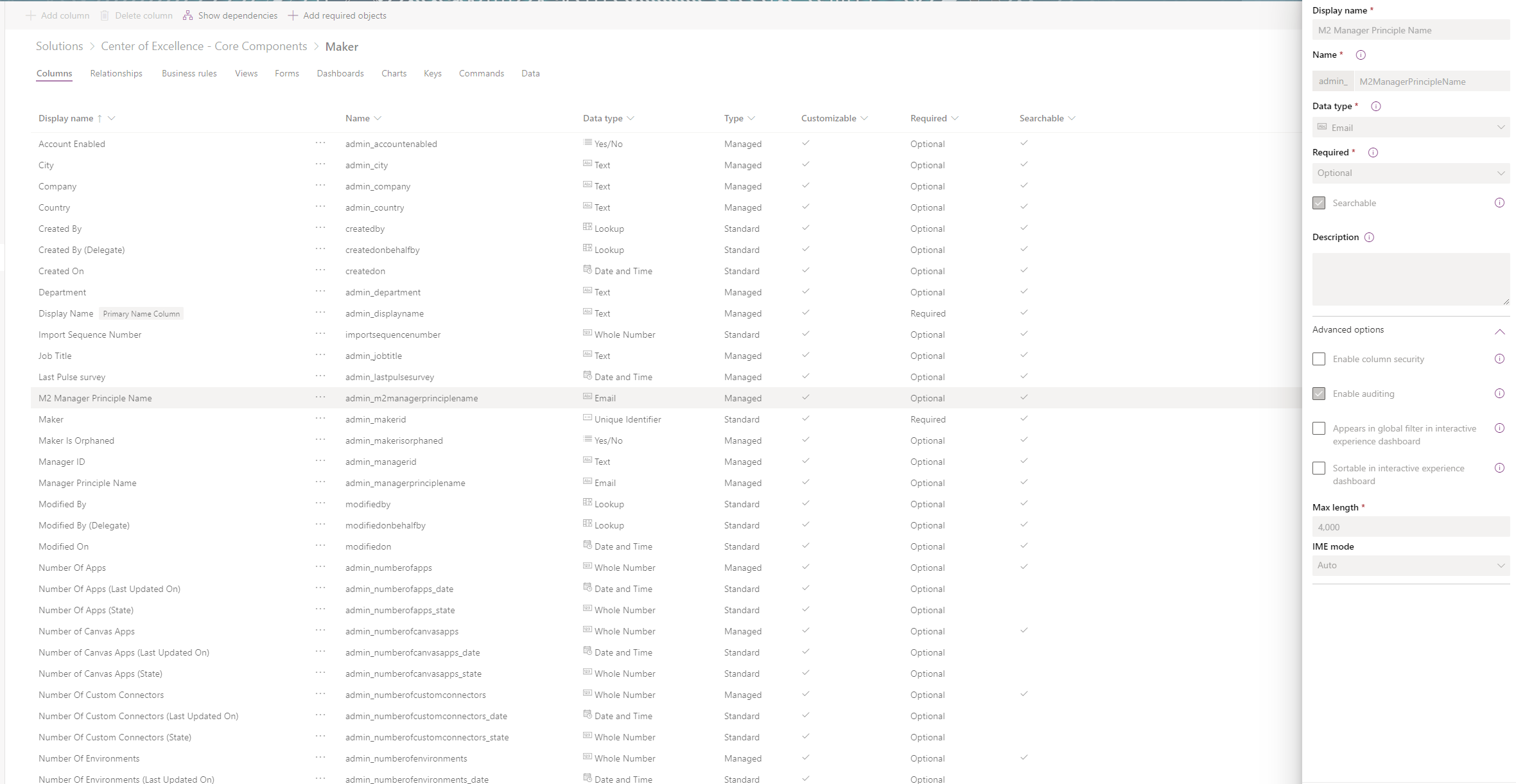 [CoE Starter Kit - BUG] Add_Maker admin_m2managerprinciplename string length exceeded · Issue ...
