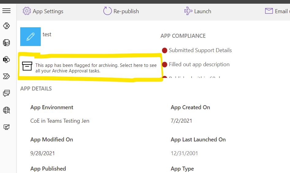 [CoE Starter Kit - QUESTION] Developer Compliance Center - fix references to Archival · Issue ...