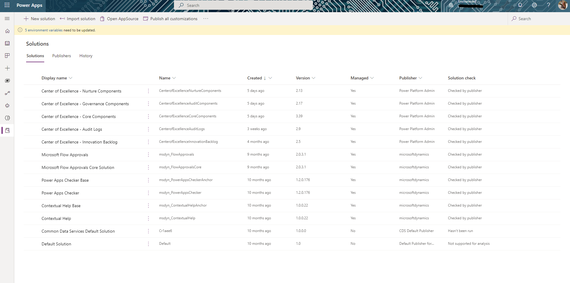 Failed upgrade · Issue #2892 · microsoft/coe-starter-kit · GitHub